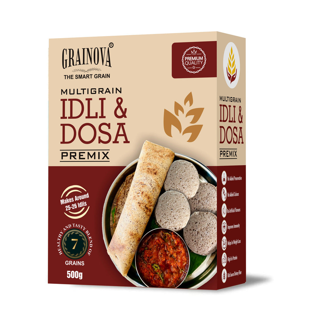 Multigrain Idli Dosa Premix | Idli Dosa Mix | Millet Dosa Batter 500g