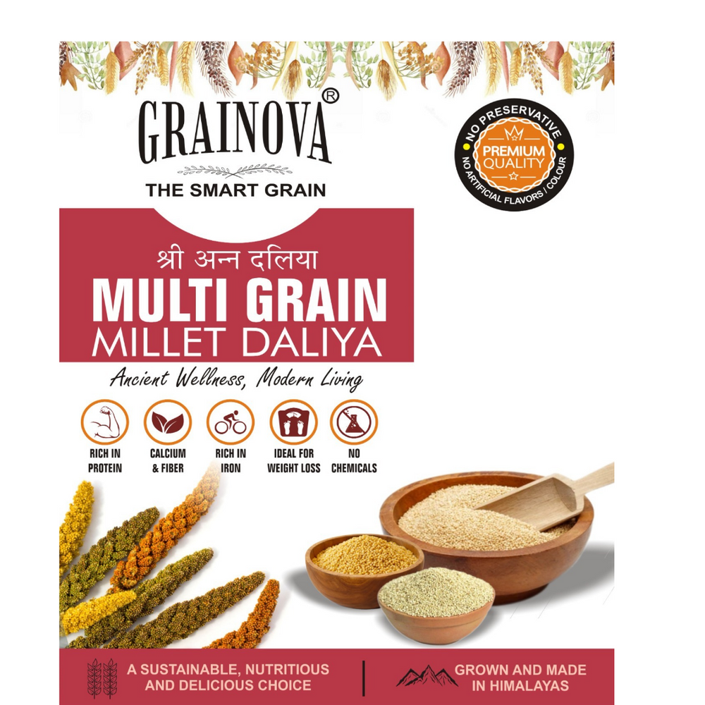 Millets Daliya | Millet Dalia | Grainova Mix Millets Daliya-1 KG