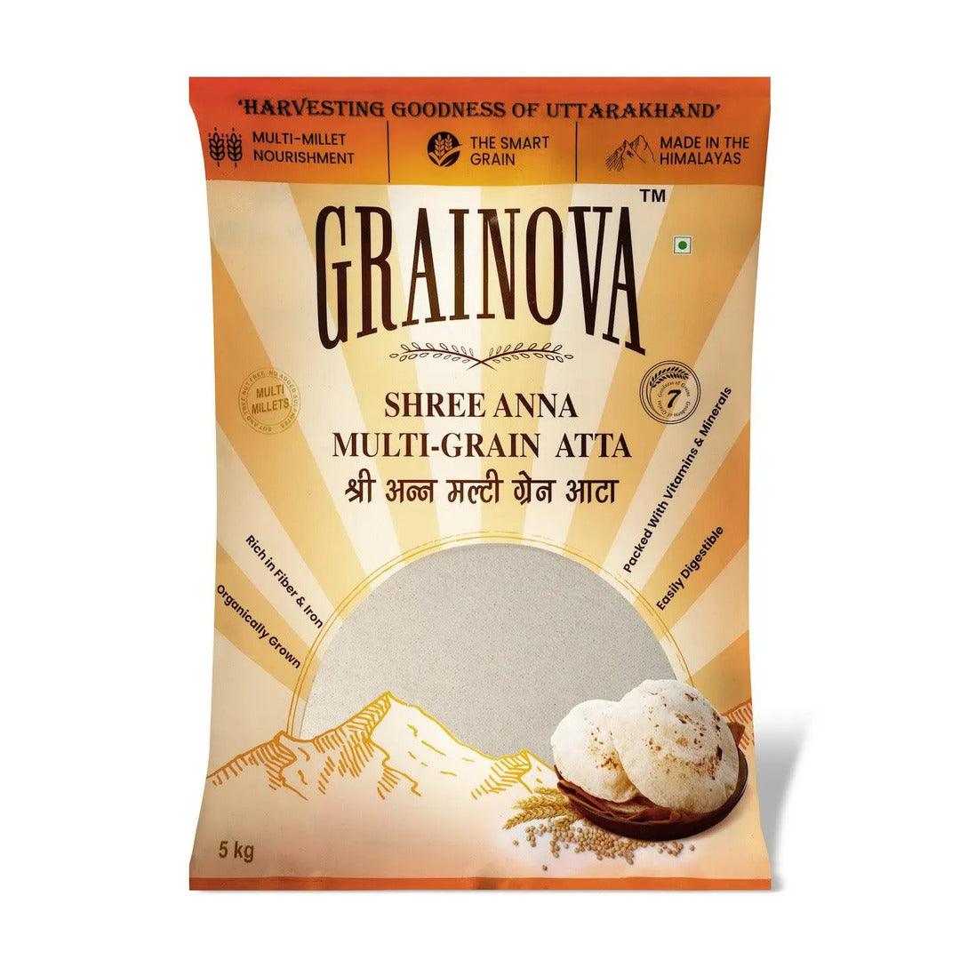 Grainova Multigrain Atta | Best Multigrain Atta | Multigrain Atta-5KG